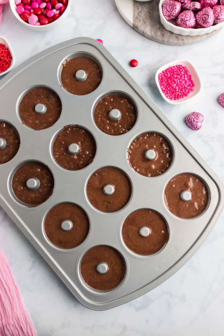 2 Ingredient Valentine’s Day Baked Donut Recipe – Home Fresh Ideas