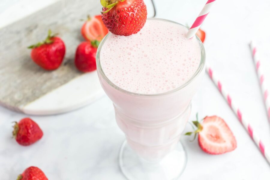 Strawberry Milkshake with Ice Cream – Home Fresh Ideas