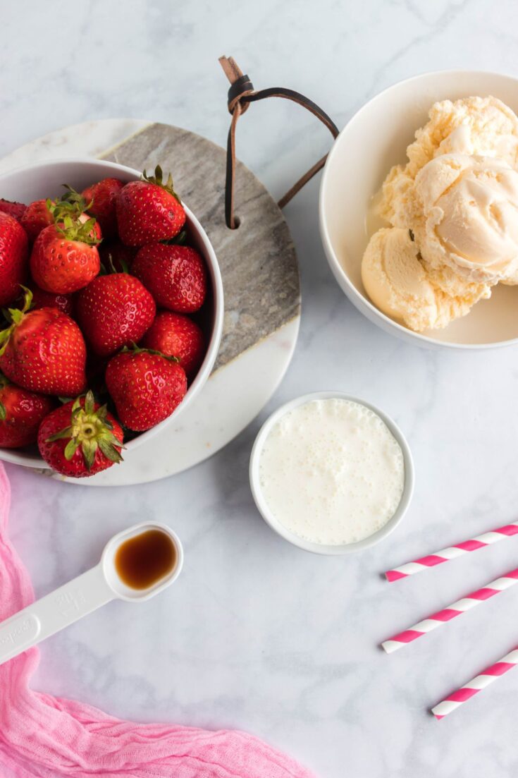 Strawberry Milkshake with Ice Cream – Home Fresh Ideas