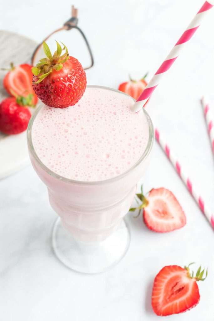 Strawberry Milkshake with Ice Cream | Home Fresh Ideas