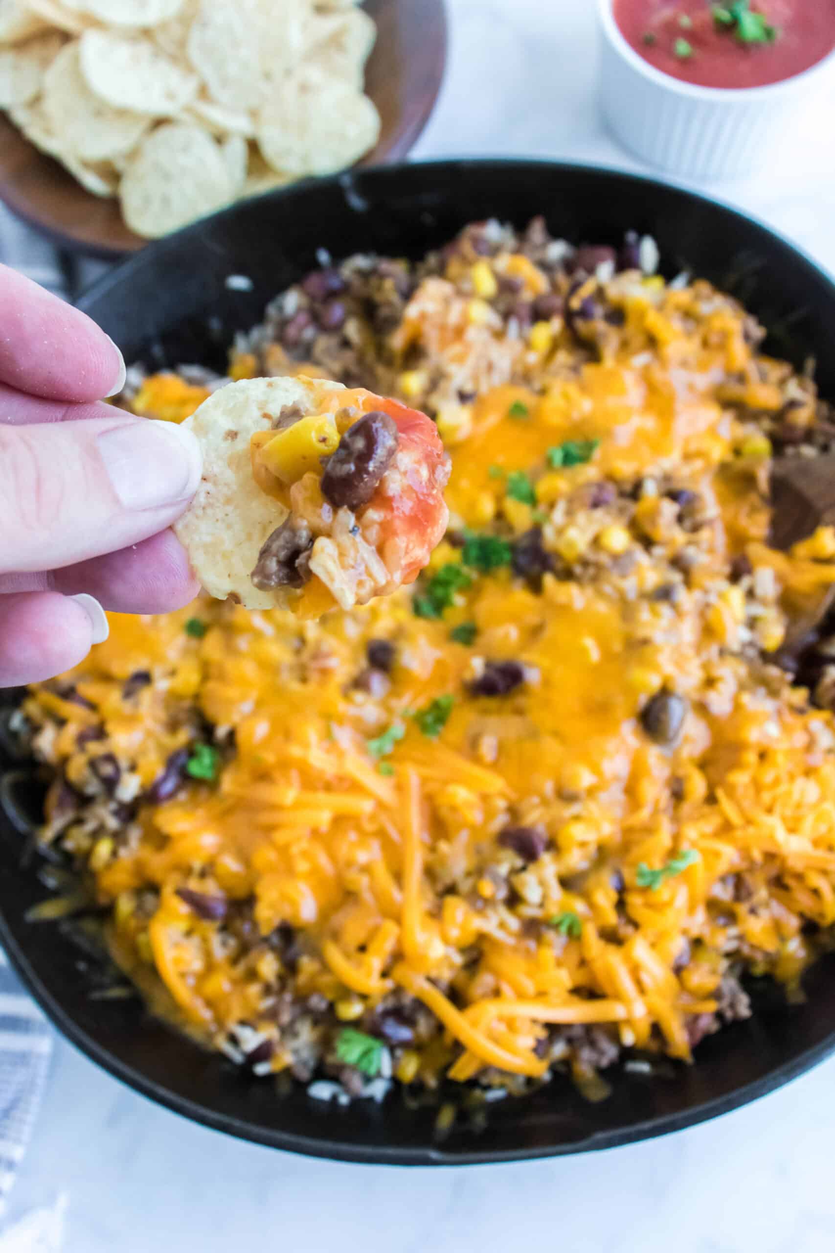 Cheesy Taco Skillet With Rice – Home Fresh Ideas